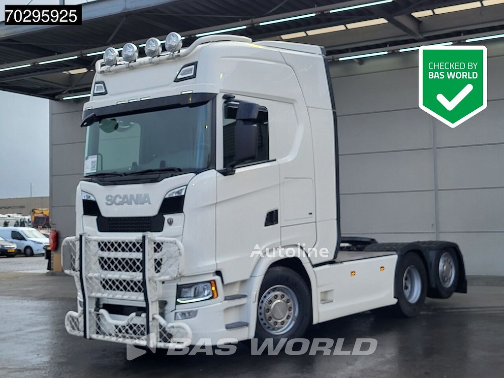 Scania S540 6X2 Retarder Full-Air 2xTanks Standairco Leather ACC LED Na tegljač