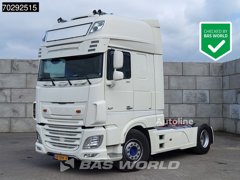 DAF XF 480 4X2 NL-Truck Retarder 2xTanks Standairco Navi ACC Euro 6 tegljač