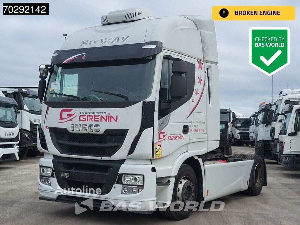 IVECO Stralis 510 4X2 BROKEN ENGINE!! Retarder Standairco ACC Euro 6 tegljač
