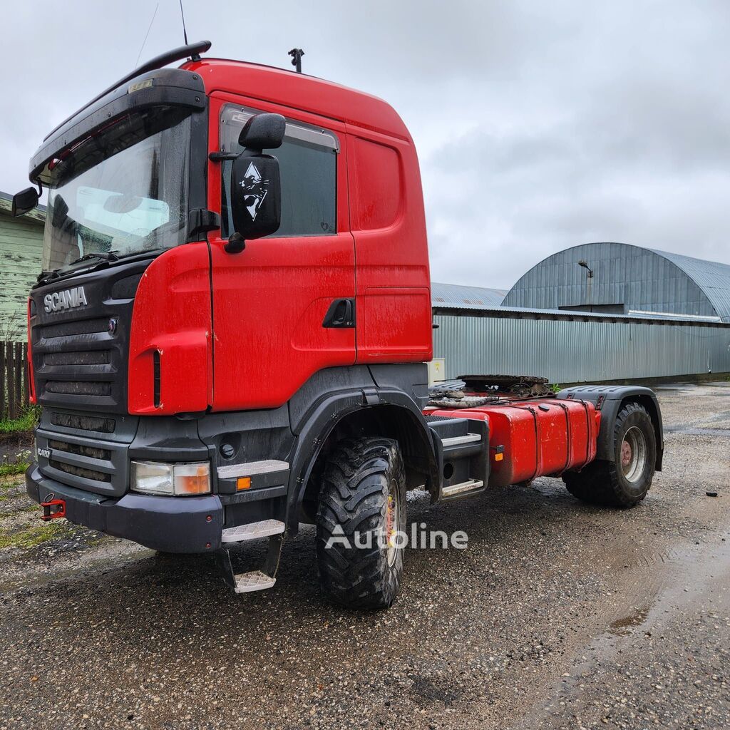 Scania R420 4x4 + hydro system tegljač