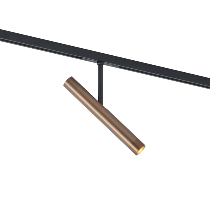 Moderan reflektor tamno bronzane boje za 1-fazni šinski sistem - Slimline Avery
