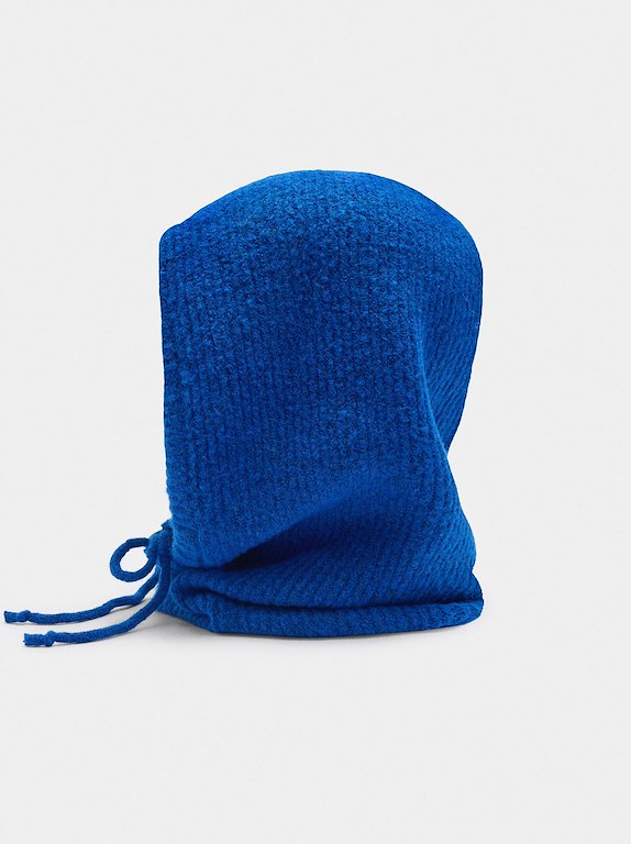 KNIT BALACLAVA WITH STRAPS