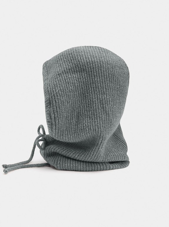 KNIT BALACLAVA WITH STRAPS