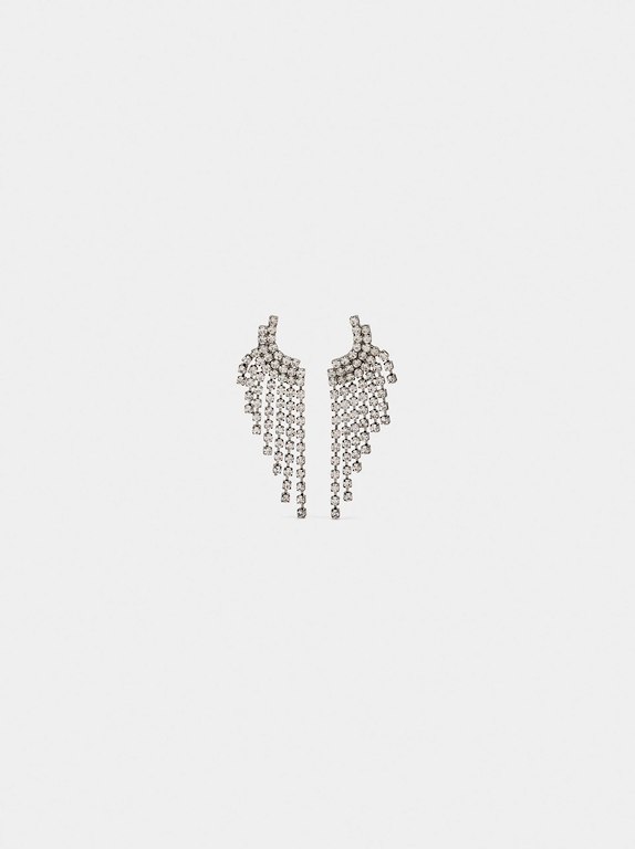 CASCADE EARRINGS WITH CRYSTALS