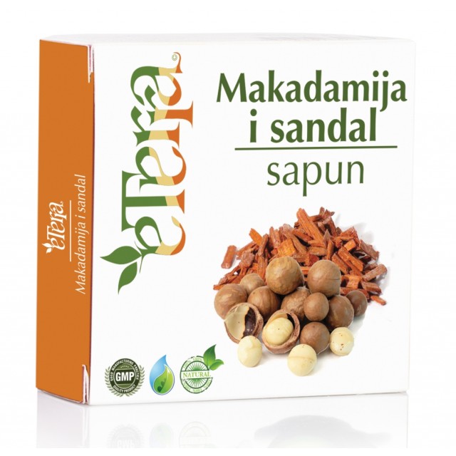 ETERRA MAKADAMIJA I SANDAL SAPUN 100G