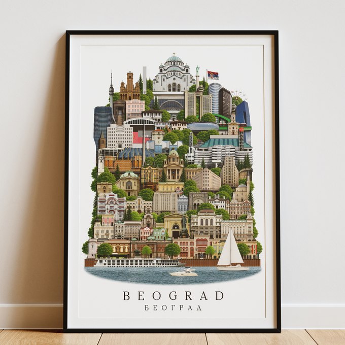 Beograd ilustracija
