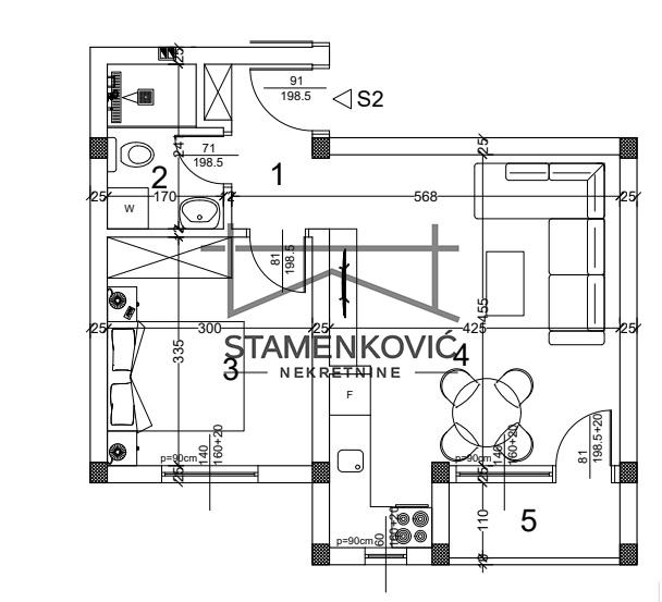 Prodaje se jednoiposoban stan u izgradnji - Veternička rampa -Povrat PDV-a ID#7025 87.990 €