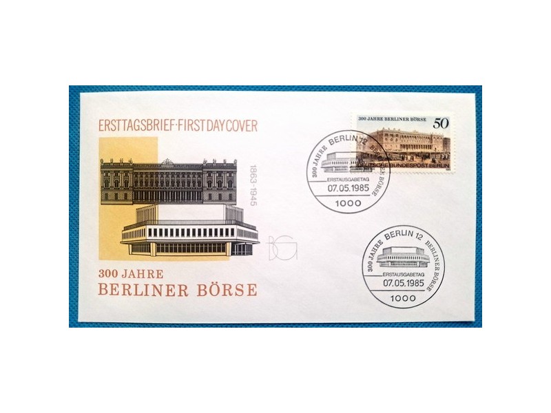 Nemačka BERLIN FDC 1985.