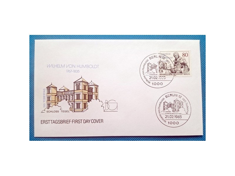 Nemačka BERLIN FDC 1985.