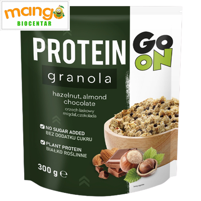 Protein GO ON granola sa čokoladom i jezgrastim voćem 300g