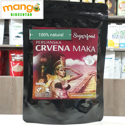 Crvena maka prah 100gr – organski proizvod