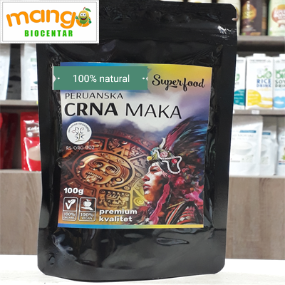 Crna maka prah 100gr – organski proizvod