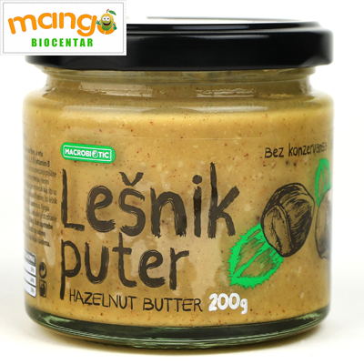 Puter od lešnika 170g Macrobiotic
