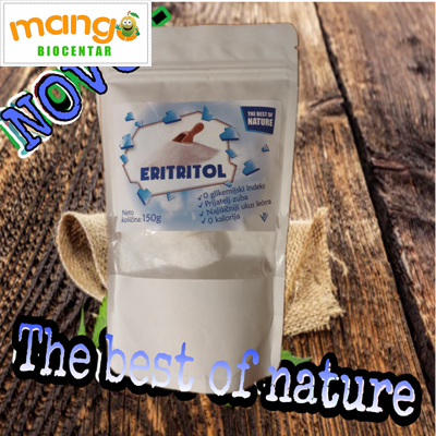 Eritritol 150g – prirodni zaslađivač
