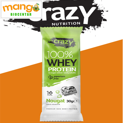 Crazy whey protein lešnik 30g