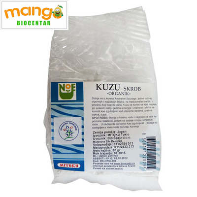 Kuzu skrob 50gr organski proizvod – Bio Špajz