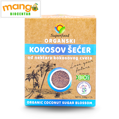 Kokosov šećer 100g – organski proizvod