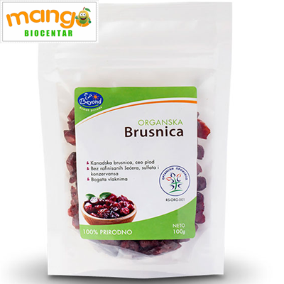Brusnica plod 100g organski proizvod – Beyond