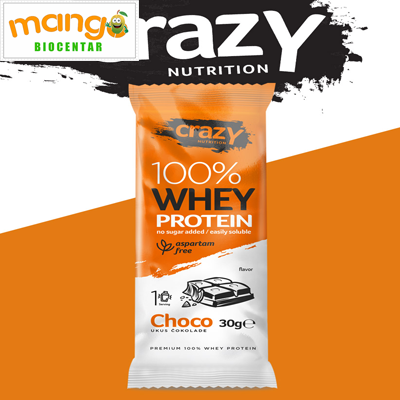 Crazy whey protein čokolada 30g