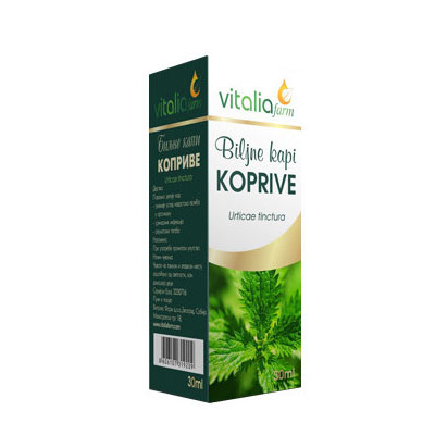 Biljne kapi koprive 30ml Vitalia Farm