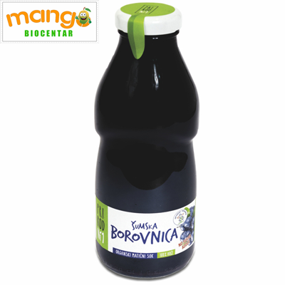 Matični sok šumske borovnice 500ml – organski proizvodi