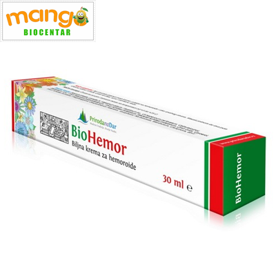 Bio hemor krema za hemoroide I-IV stepena 30ml