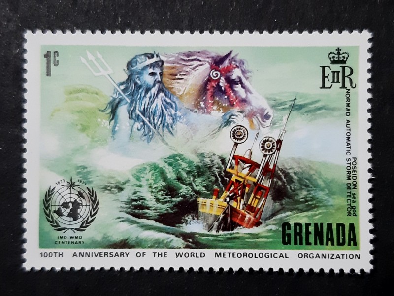 Markica - Grenada -1973. god. Posejdon