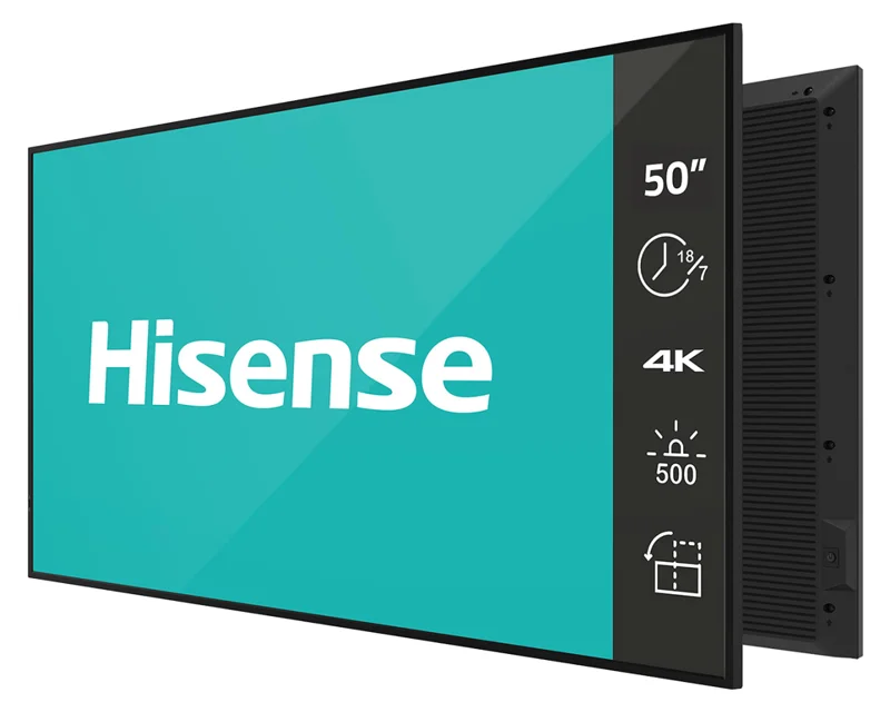 50 inča 50GM50D 4K UHD 500 nita Digital Signage Display – 18/7 Operation