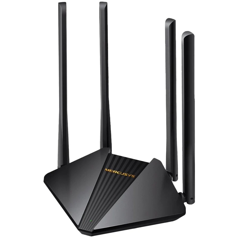 AC1200 Dual-Band Wi-Fi Gigabit RouterSPEED: 300 Mbps at 2.4 GHz + 867 Mbps at 5 GHz SPEC: 4× Fixed External Antennas, 2× Gigabit LAN Ports, 1× Gigabit WAN PortFEATURE: Router/Access Point Mode, WP...