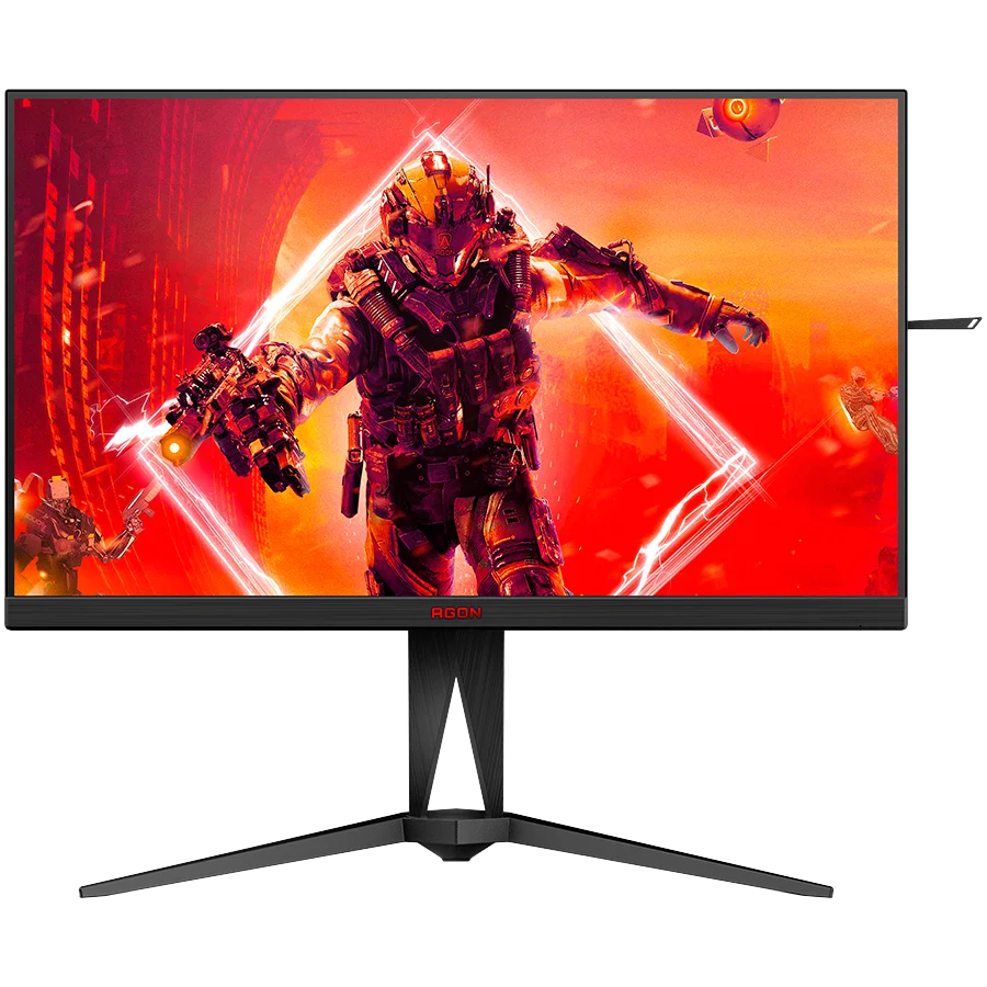 AOC AG275QZ/EU AGON, 68.6 cm (27″), QD-fast IPS, 2560 x 1440 pixels(QHD), 240Hz, Response 0.5 ms, 16:9, 80M:1, 400cd/m2, HDR 400, 178°/178°, 2xHDMI, 1xDP, Speakers, USB HUB 3.2 Gen, VESA, Pivot, S...