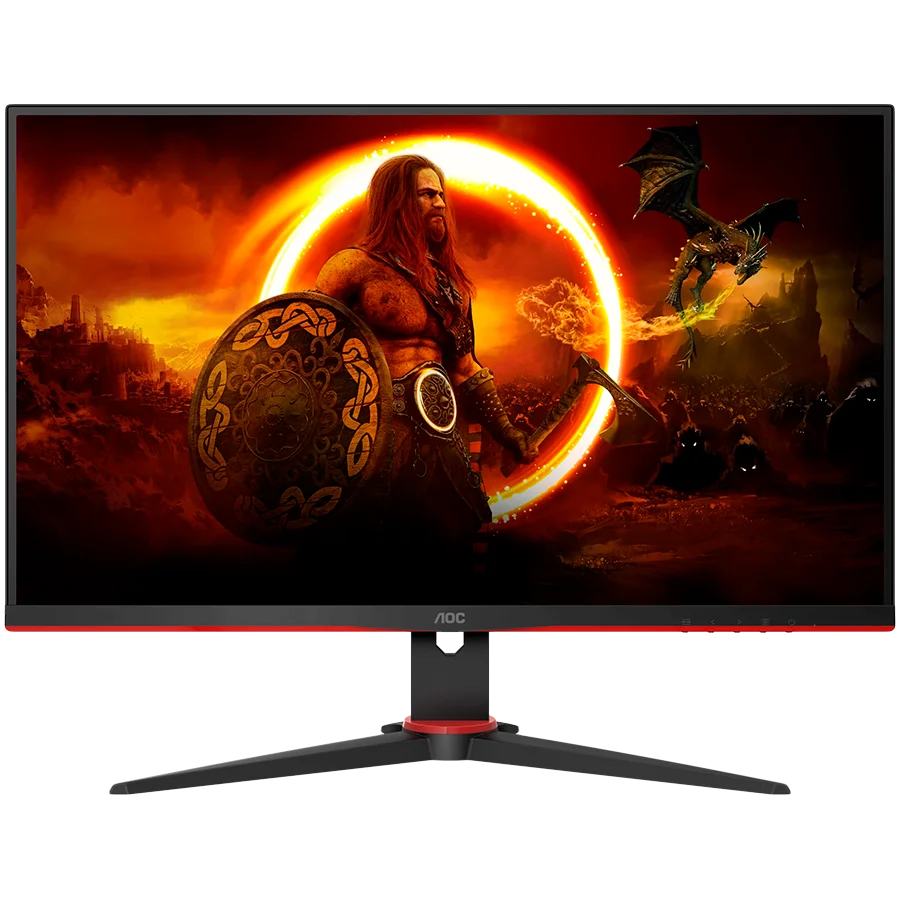 AOC Monitor LED 27G2SAE/BK 27″ VA 1920×1080 at 165HZ 3000:1, 1ms, Freesync Premium, VGA, HDMI, DP, 3y