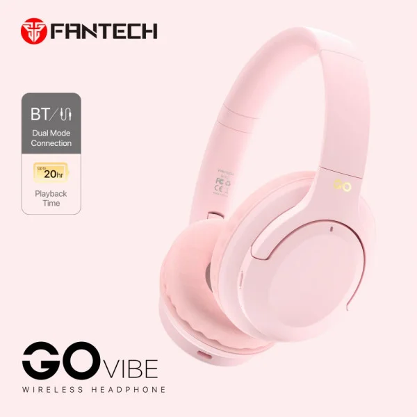 Bluetooth slušalice Fantech GO Vibe WH05 pink