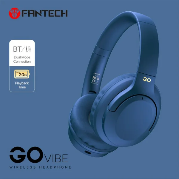 Bluetooth slušalice Fantech GO Vibe WH05 plava