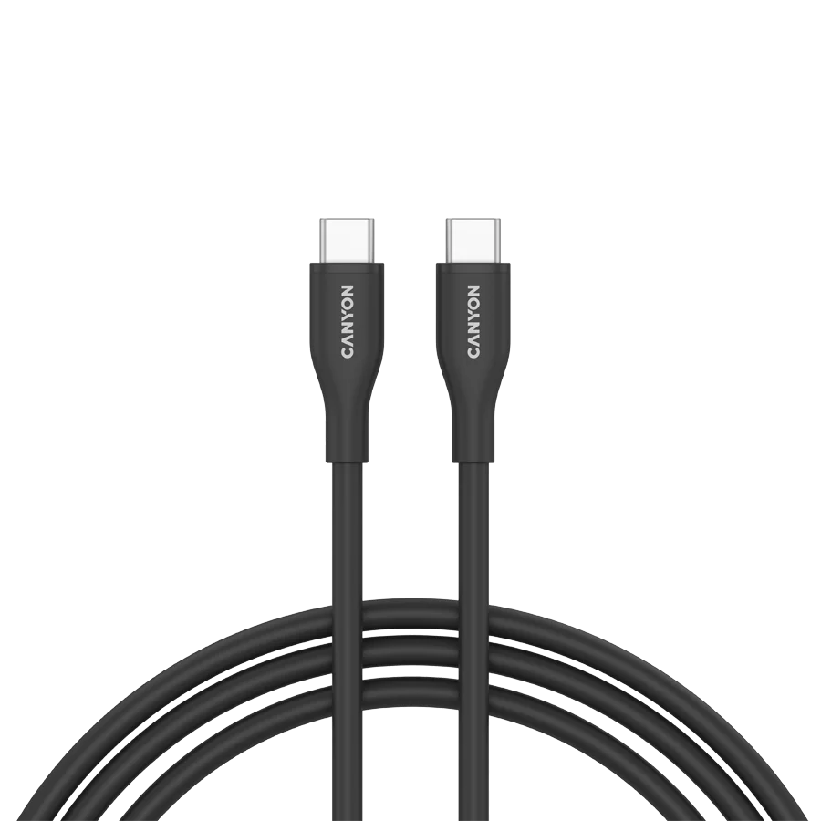 CANYON cable CC60SC10 C-C 60W 1m Silicon Black