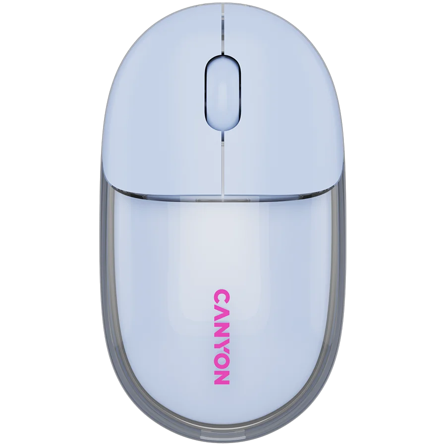 CANYON mouse OnClick 24 BT/ Wireless Transparent/Blue