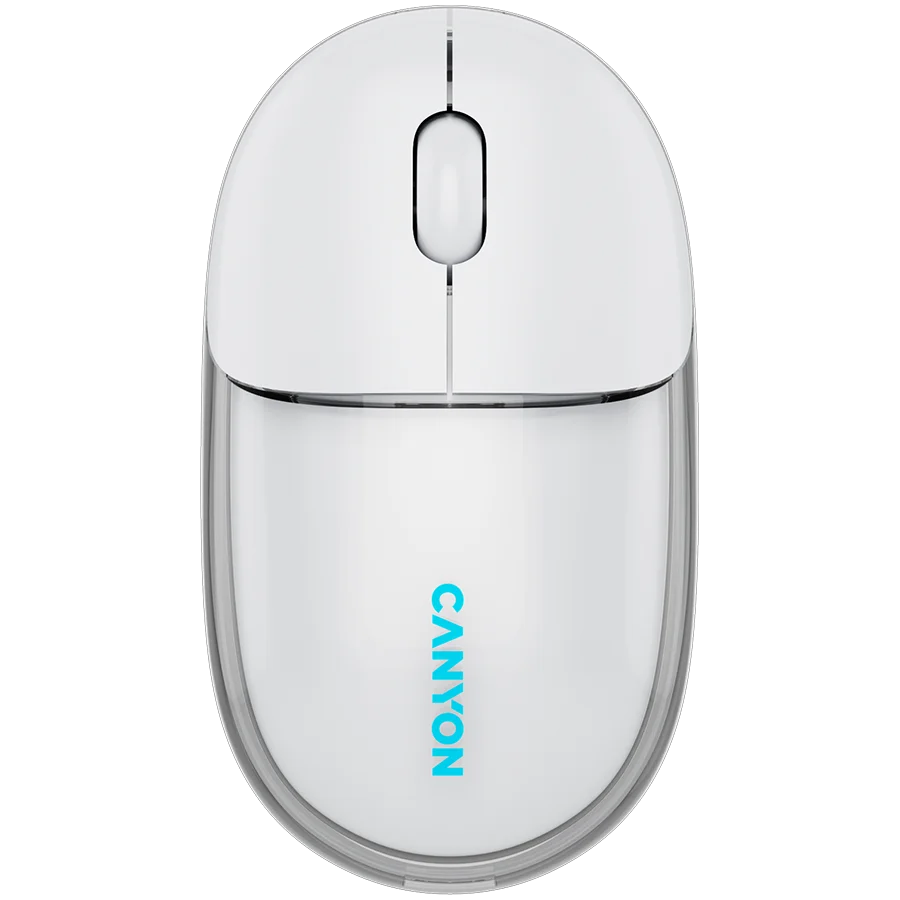 CANYON mouse OnClick 24 BT/ Wireless Transparent/White
