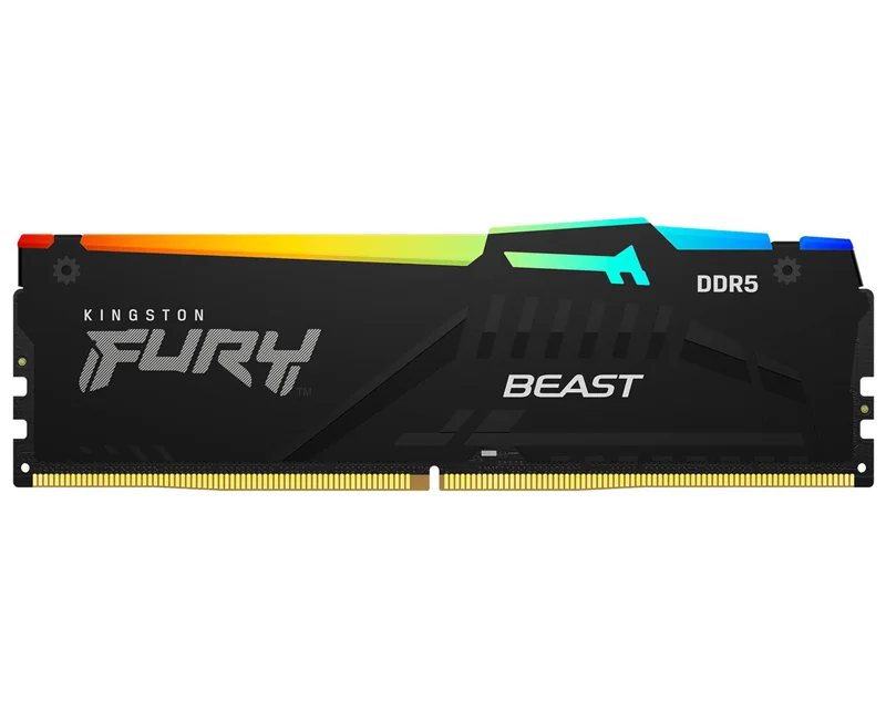 DIMM DDR5 32GB 5600MT/s KF556C36BBE2A-32 FURY Beast Black RGB EXPO