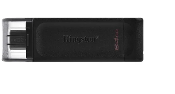FLASH DRIVE 64GB USB 3.2 Kingston DataTraveler 70 black DT70/64GB *