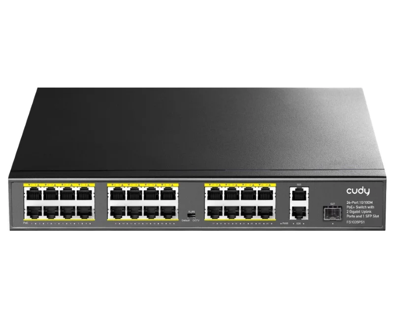 FS1026PS1 PoE+ 26port switch
