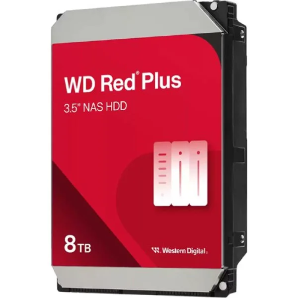 HDD WD 8TB WD80EFPX Red Plus 5640RPM 256MB