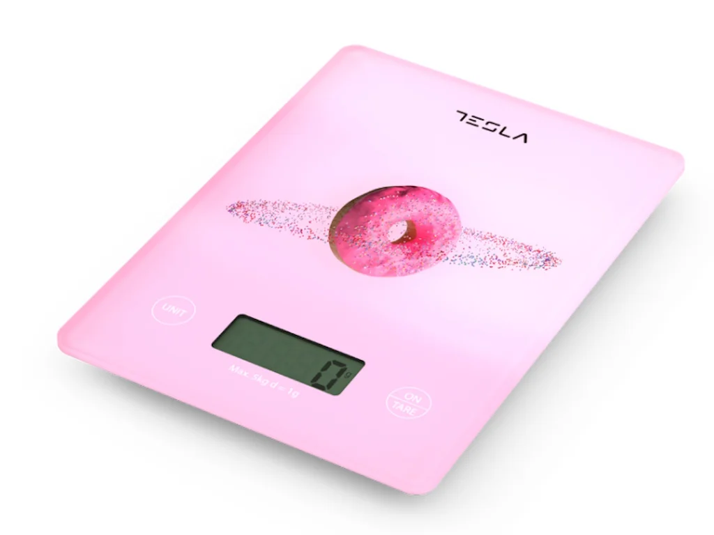 Kuhinjska vaga TESLA KS101P 5kg/roze