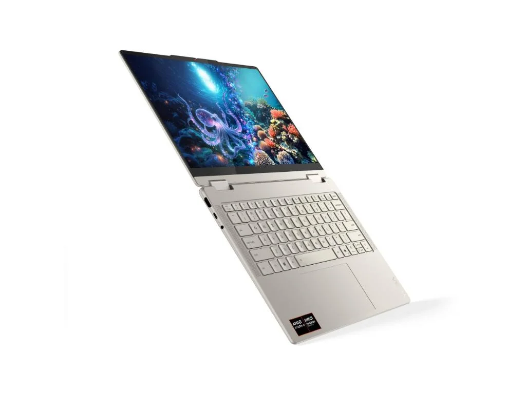 Laptop LENOVO Yoga 7 2in1 14AKP10 DOS/14″ 2.8K OLED/Ryzen AI 7-350/32GB/1TB/bklt srb/morska školjka