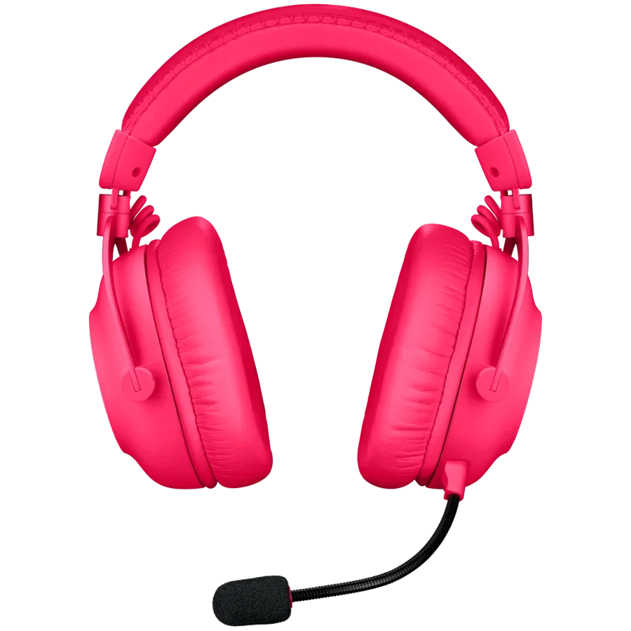 LOGITECH G PRO X2 LIGHTSPEED Wireless Gaming Headset – Blue Mic – MAGENTA