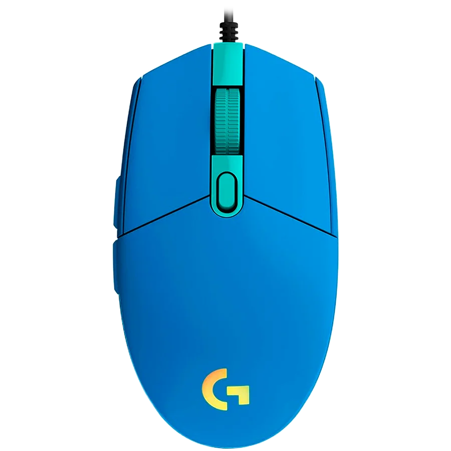 LOGITECH G102 LIGHTSYNC Corded Gaming Mouse – BLUE – USB – EER