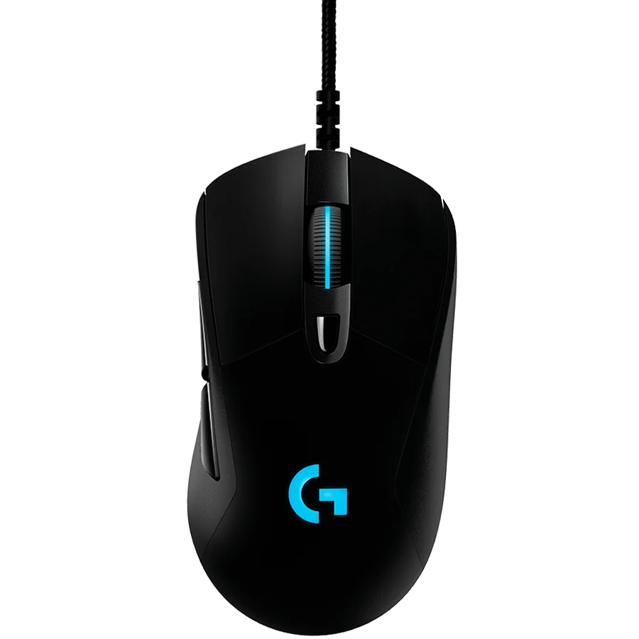 LOGITECH G403 HERO LIGHTSYNC Corded Gaming Mouse – BLACK – USB – EER2