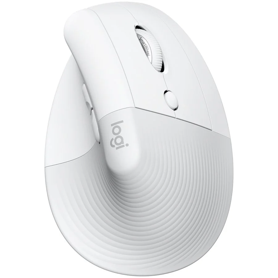 LOGITECH Lift Bluetooth Vertical Ergonomic Mouse – OFF-WHITE/PALE GREY