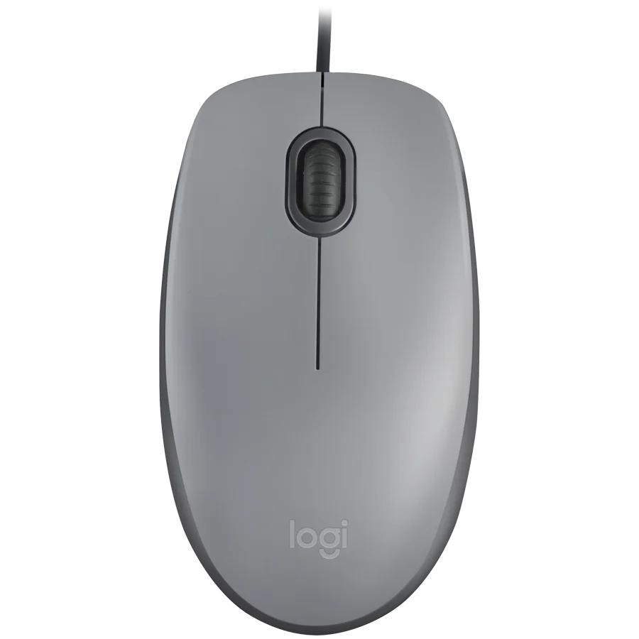 LOGITECH M110 Silent – MID GRAY – USB – N/A – EMEA-808 – AKOYA HANGTAB BOX M110S