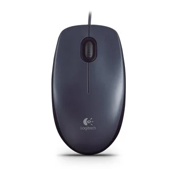 LOGITECH M90 Corded Mouse – GREY – USB – EWR2
