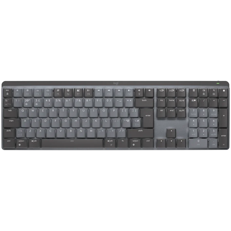 LOGITECH MX Mechanical Bluetooth Illuminated Keyboard – GRAPHITE – US INT'L – CLICKY