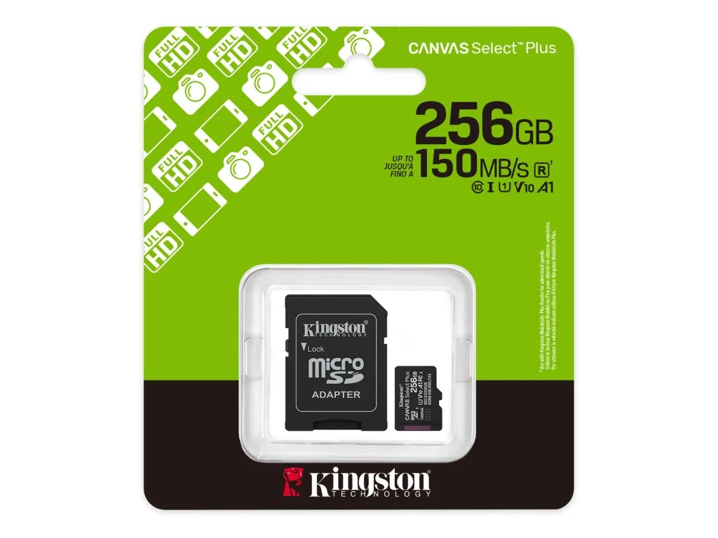 Memorije kartice KINGSTON SDCS3/256GB/microSDXC/256GB/Class10 U3/100MB/s-85MB/s+adapter